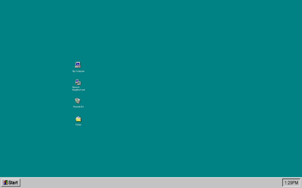 Welcome to Windows 95.